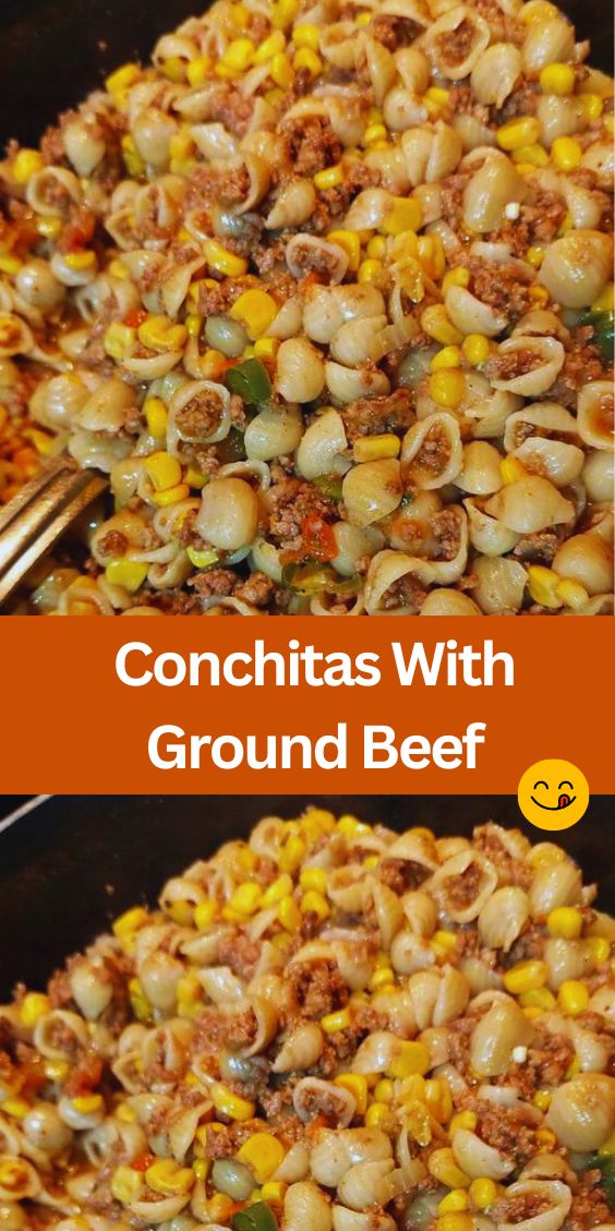 Conchitas With Ground Beef - WEEKNIGHT RECIPES