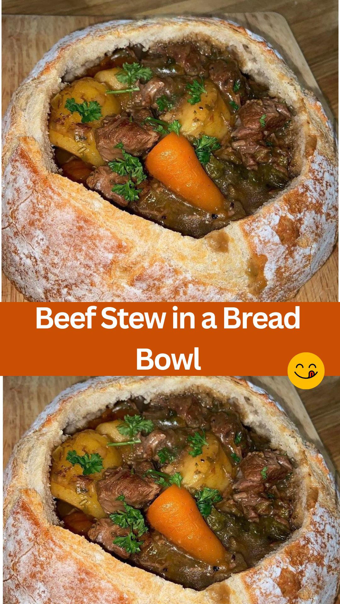 Beef Stew in a Bread Bowl - WEEKNIGHT RECIPES