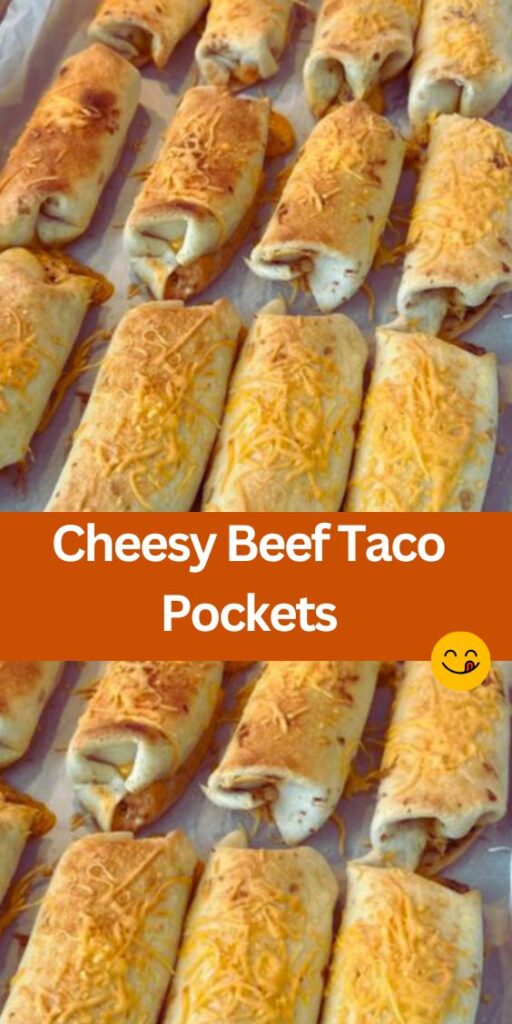 Cheesy Beef Taco Pockets - WEEKNIGHT RECIPES