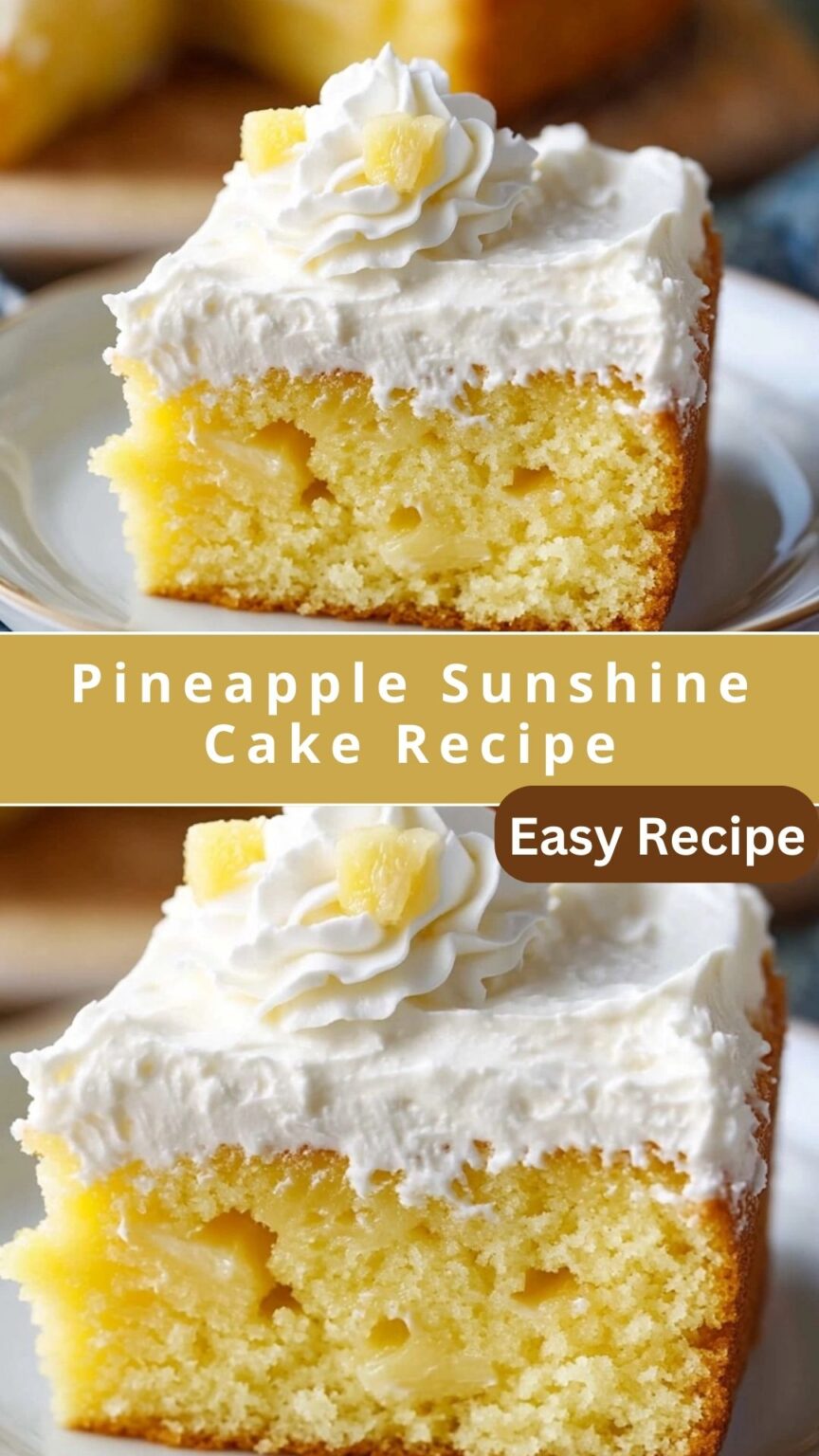 Pineapple Sunshine Cake Recipe - WEEKNIGHT RECIPES