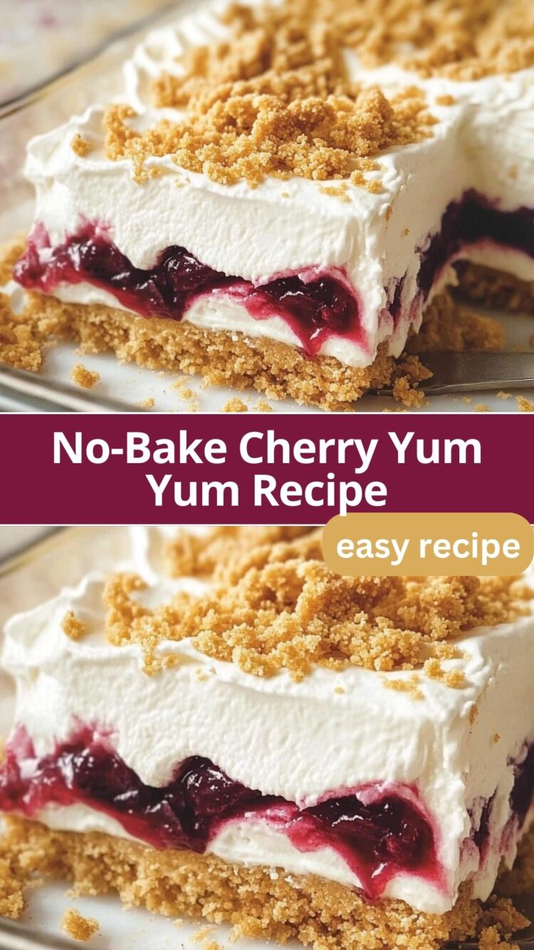 No-Bake Cherry Yum Yum Recipe - WEEKNIGHT RECIPES