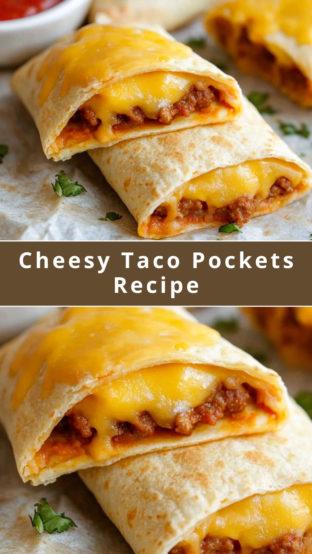 Cheesy Taco Pockets Recipe - WEEKNIGHT RECIPES
