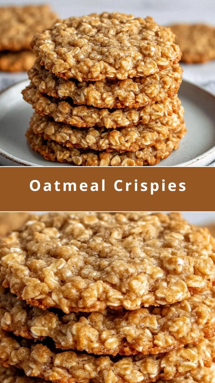Oatmeal Crispies - WEEKNIGHT RECIPES