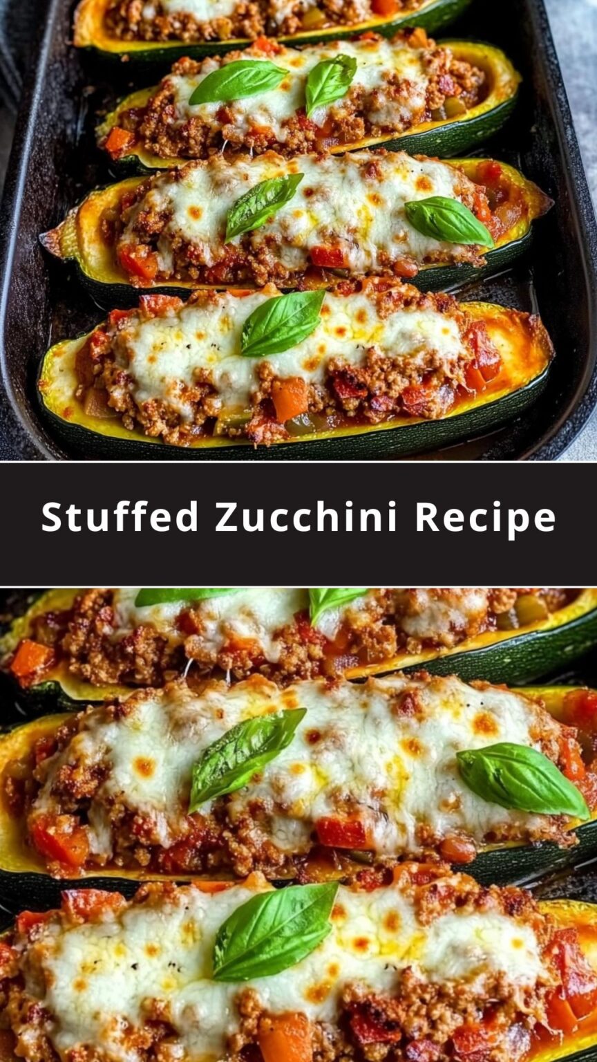 Stuffed Zucchini Recipe - WEEKNIGHT RECIPES