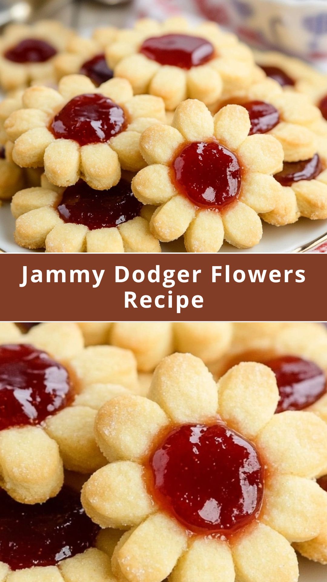 Jammy Dodger Flowers Recipe - WEEKNIGHT RECIPES