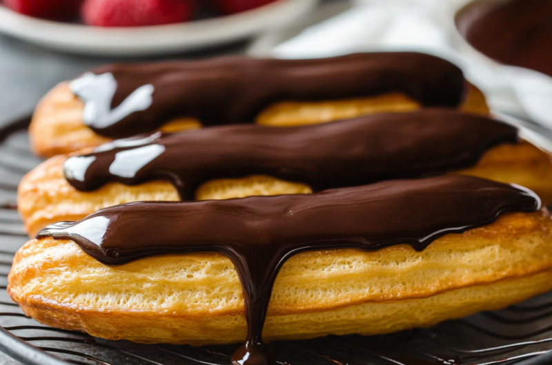 Classic Eclairs Recipe - WEEKNIGHT RECIPES