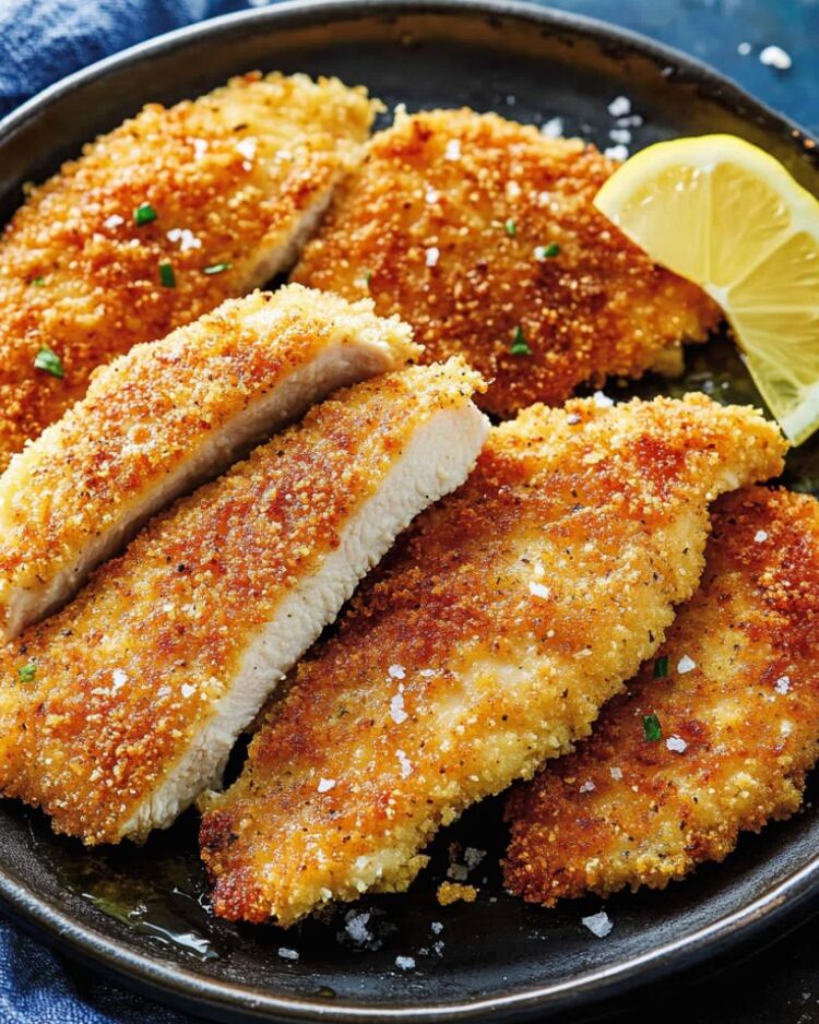 Crispy Chicken Schnitzel Recipe - WEEKNIGHT RECIPES